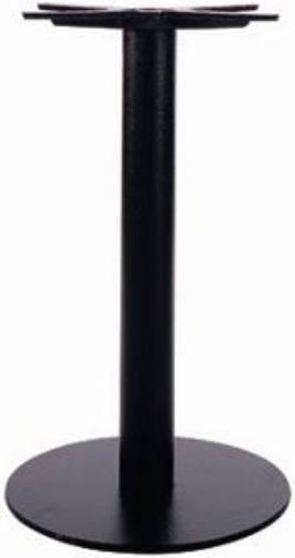Ref:6572-Cast iron round flat table base in black powder coating - ISSL ...
